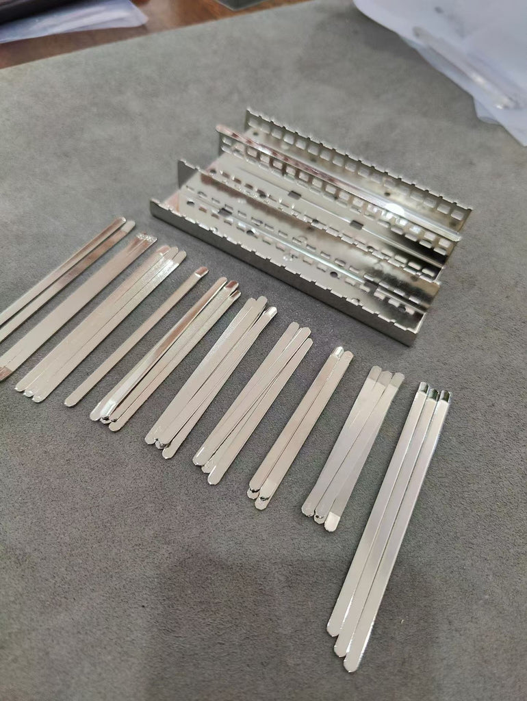 17 Keys Tines Set | DIY Kalimba Metal Keys Wooden Bridges Shrapnel ...