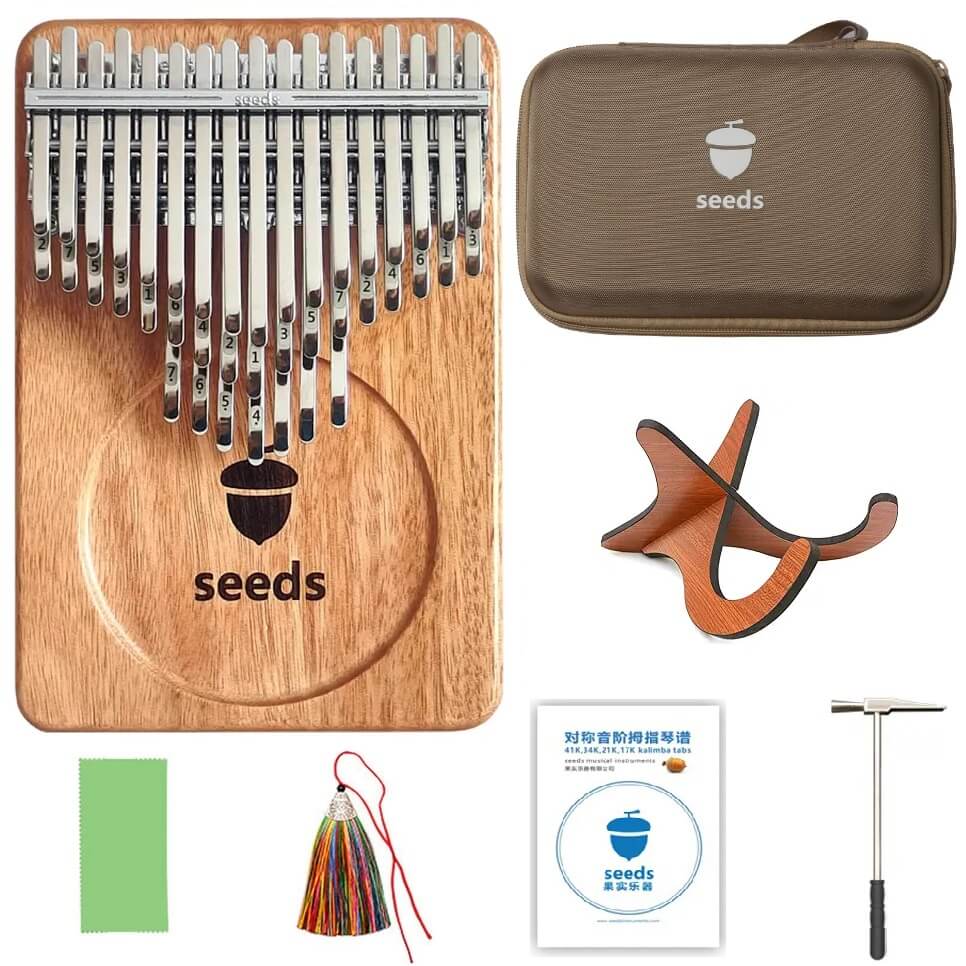 Seeds 41 Keys Chromatic Kalimba | 3 Octaves Seeds Pisces Plus Kalimba ...