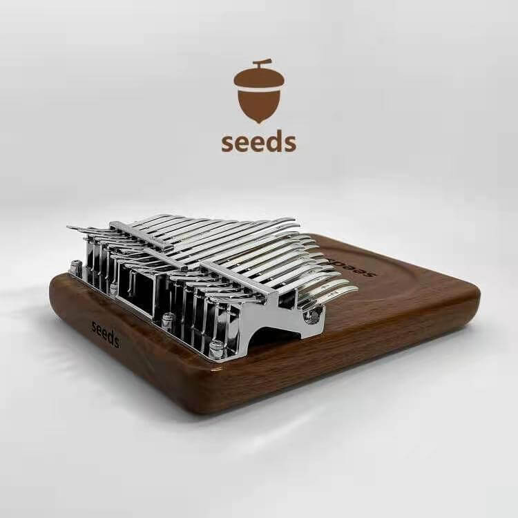 Seeds Pisces Chromatic Kalimba Seeds With Wood Stand | 3 Octave ...
