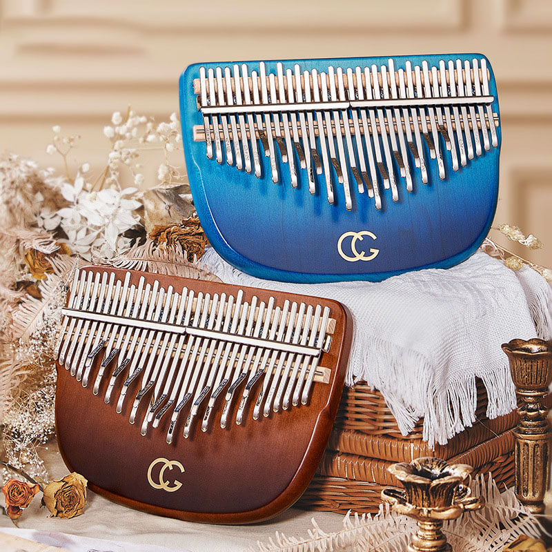 Cega 34 Keys Chromatic Kalimba Reindeer Box Type | Professiona Beech ...